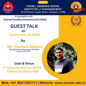 Home - Manel Srinivas Nayak Institute of Management